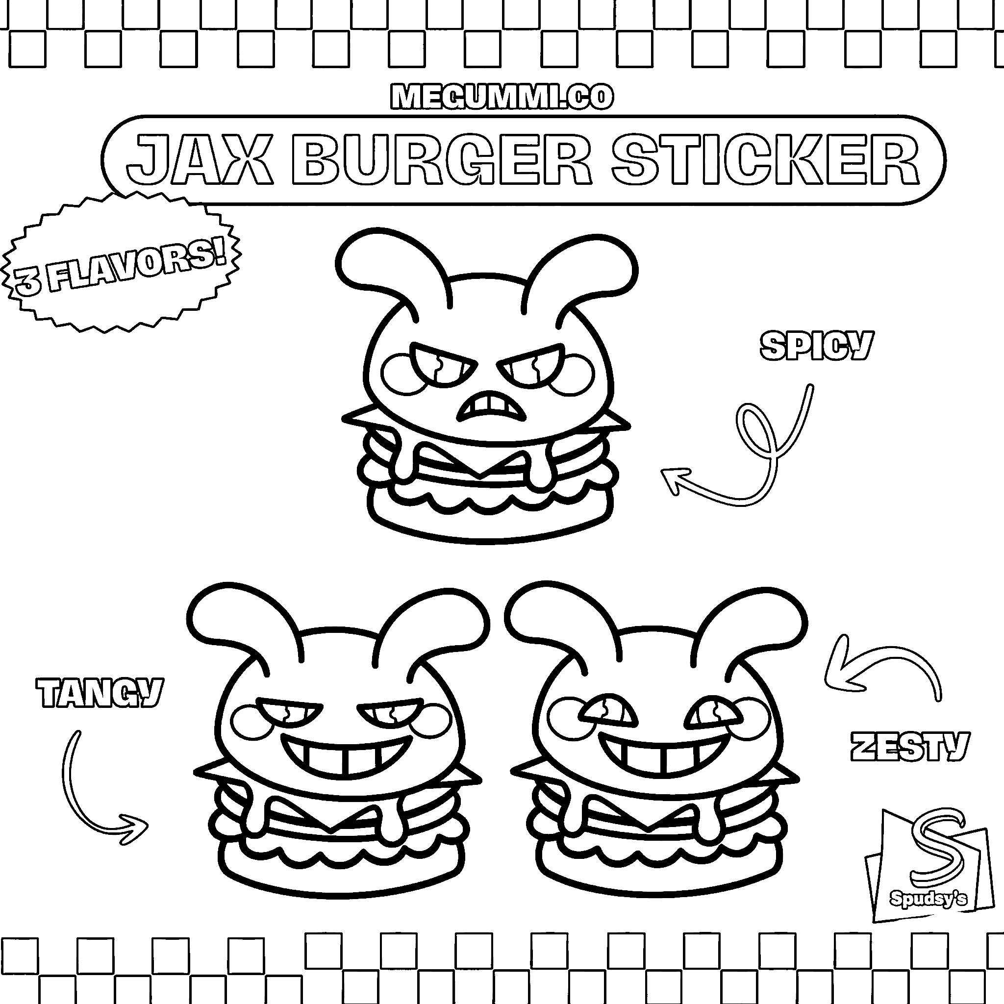 Jax Paper Doll Fast Food Uniform Cut Out Craft TADC The Amazing Digital ...