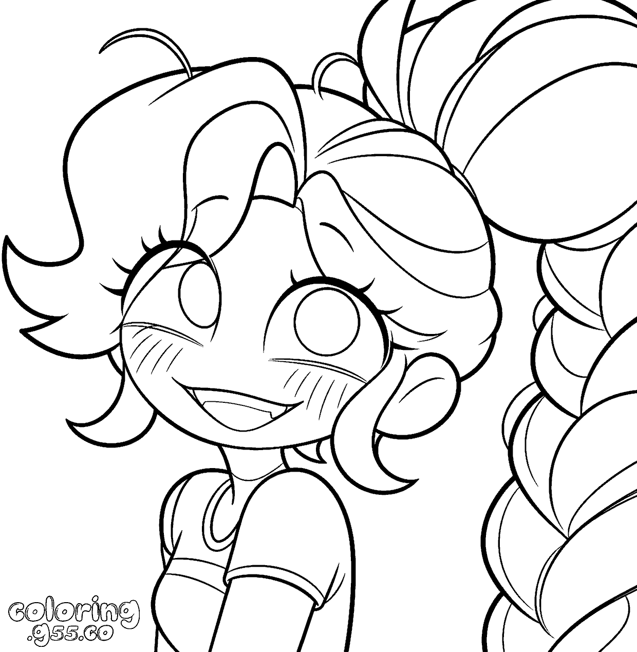 Shooting Star Lily Lovebraids Free Printable Coloring Page